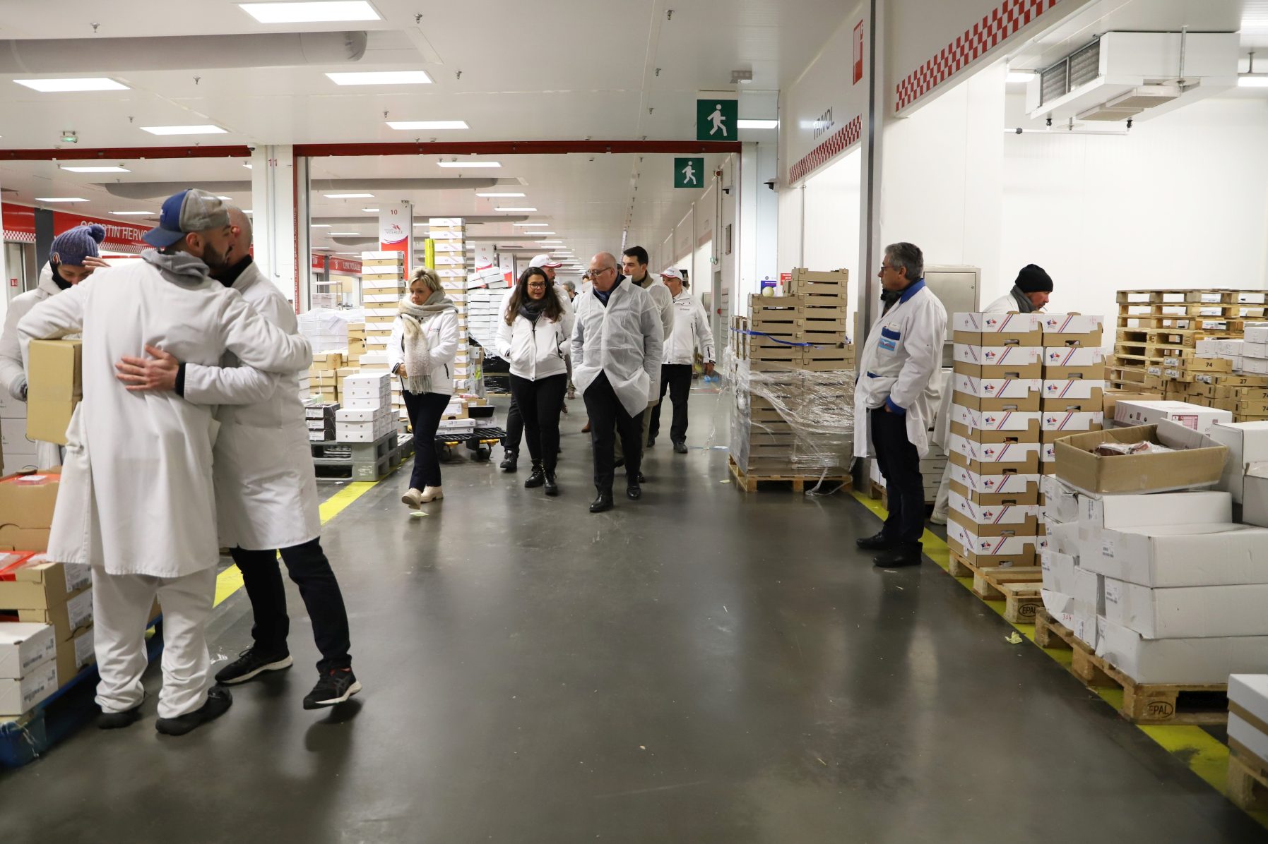 Visite du recteur de l’académie de Paris au Marché MIN de Rungis dans ...