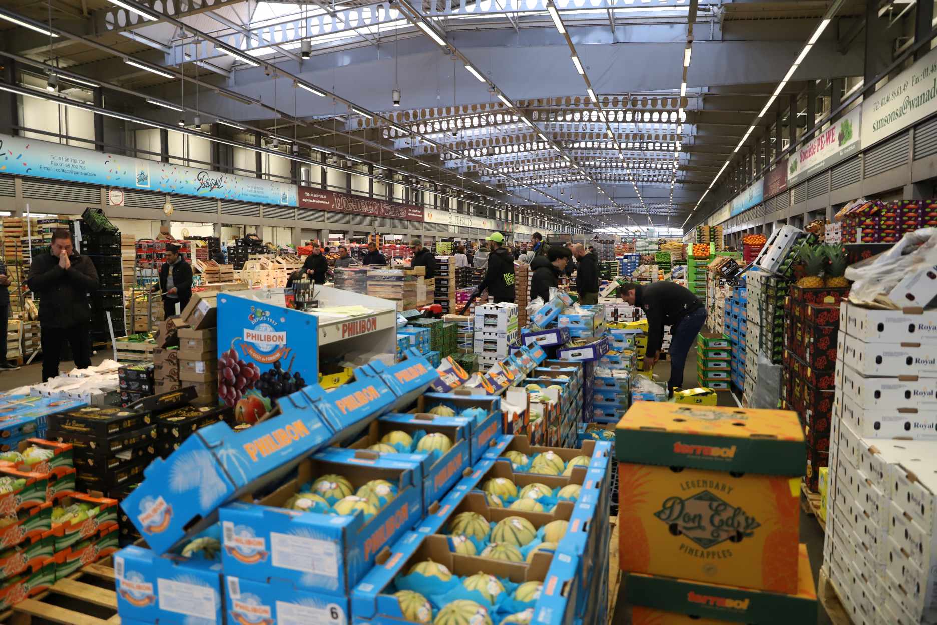 Visite du recteur de l’académie de Paris au Marché MIN de Rungis dans ...