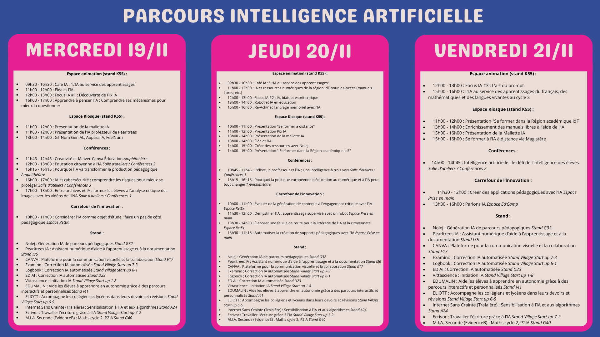 Salon Educatech Expo 2025 | Académie de Paris