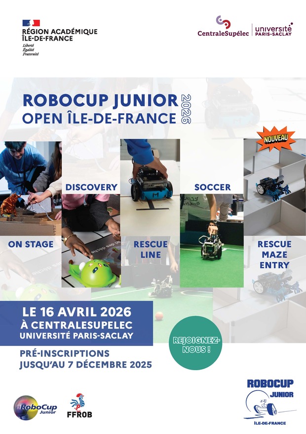 Robocup Junior édition 2026 | Académie de Paris