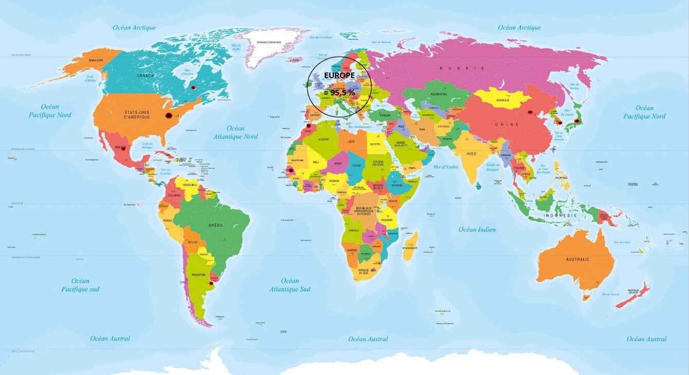 Carte des déplacements scolaires de janvier à mars 2024 | Académie de Paris