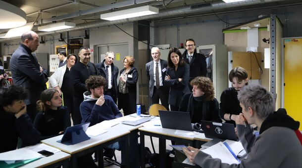 Semaine de l’industrie : la rectrice en visite au lycée professionnel ...